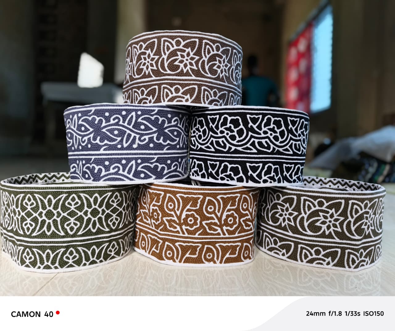 Omani Computer Khumma Indian Barkati Cap With Elegant Patterns ...
